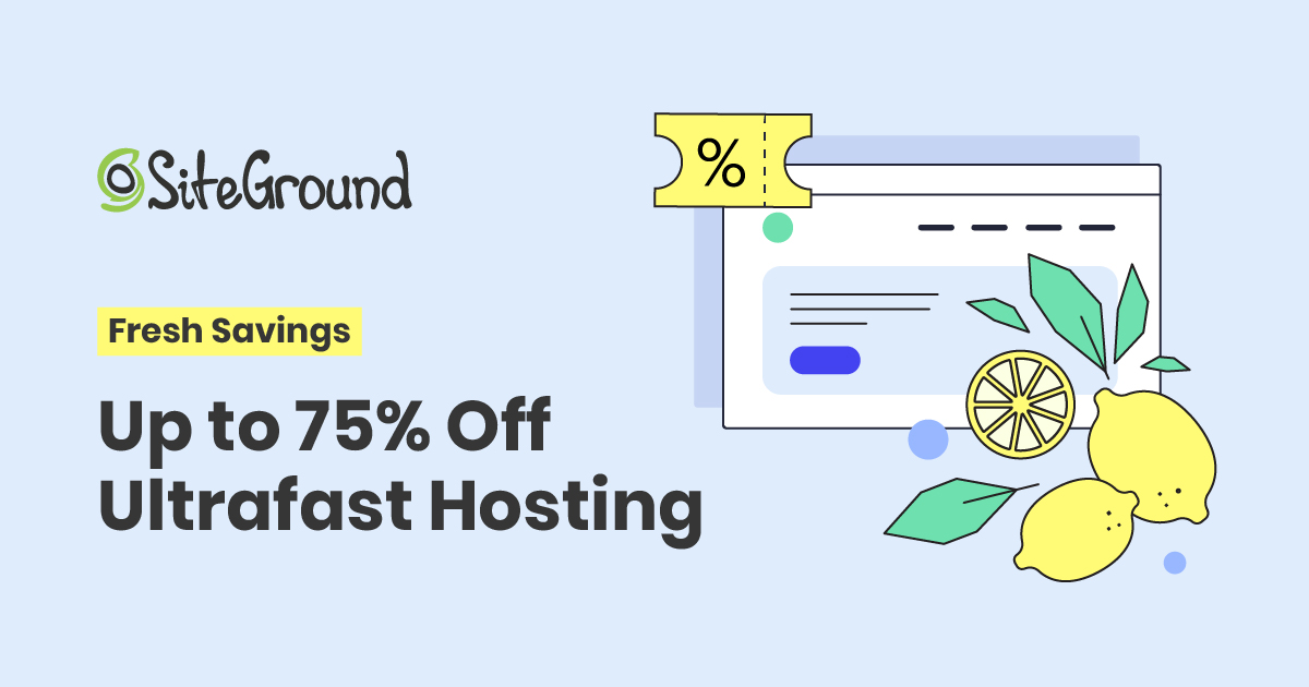 Web Hosting Services Crafted with Care - SiteGround